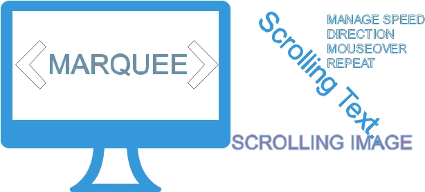 HTML Marquee Tag For Scrolling Text Image In Web Page Sample Code