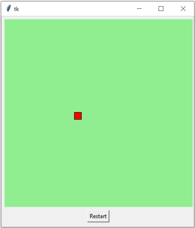Python Tkinter Moving Items On Canvas Using Button Or By Timer